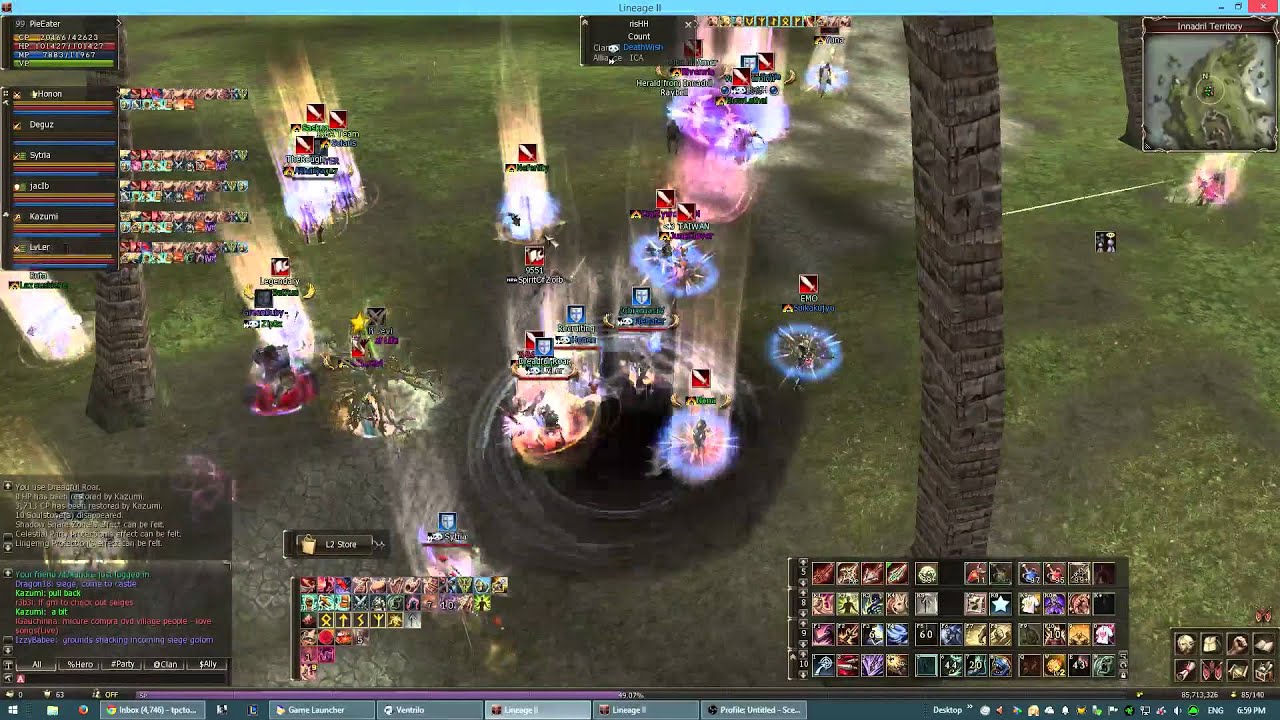 Lineage 2 - Siege Defend - Chronos! - YouTube