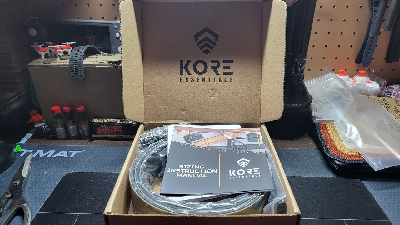 KORE ESSENTIALS: MULTICAM TACTICAL GARRISON BELT UNBOXING - YouTube