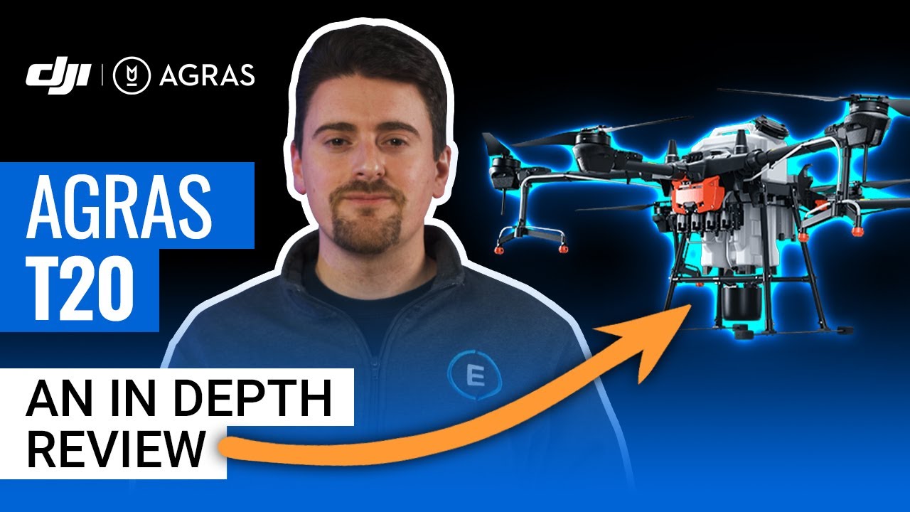 DJI Agras T20 Sprayer/ Spreader Drone Review - YouTube