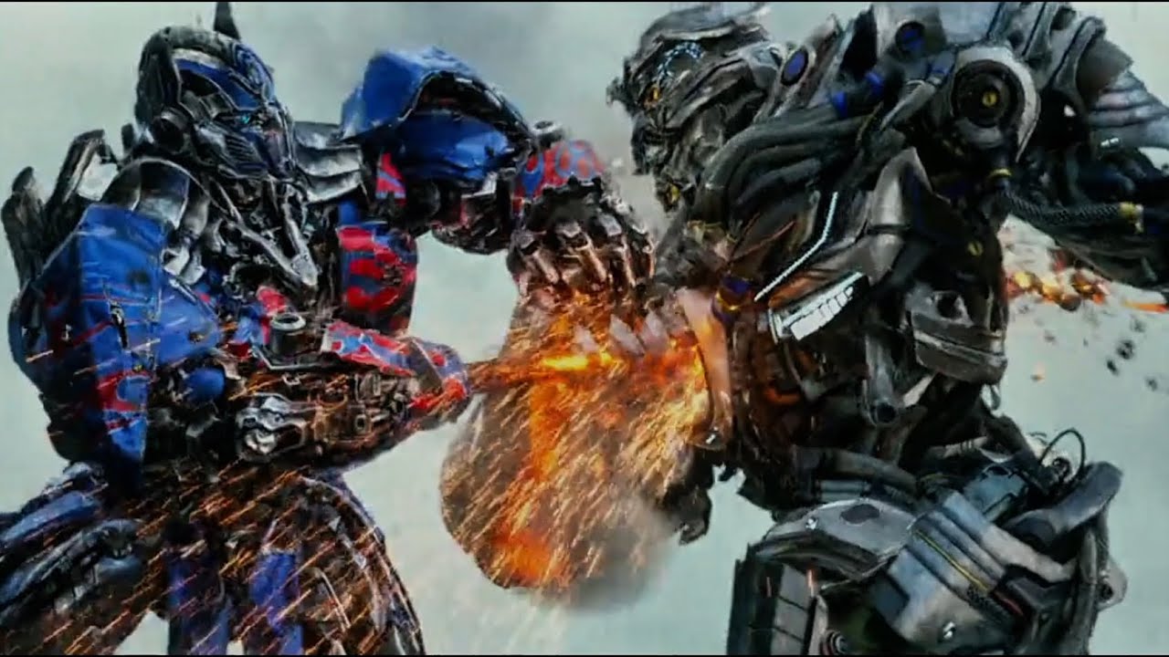 Optimus Prime vs Galvatron & Lockdown Scene | Transformers: Age of ...