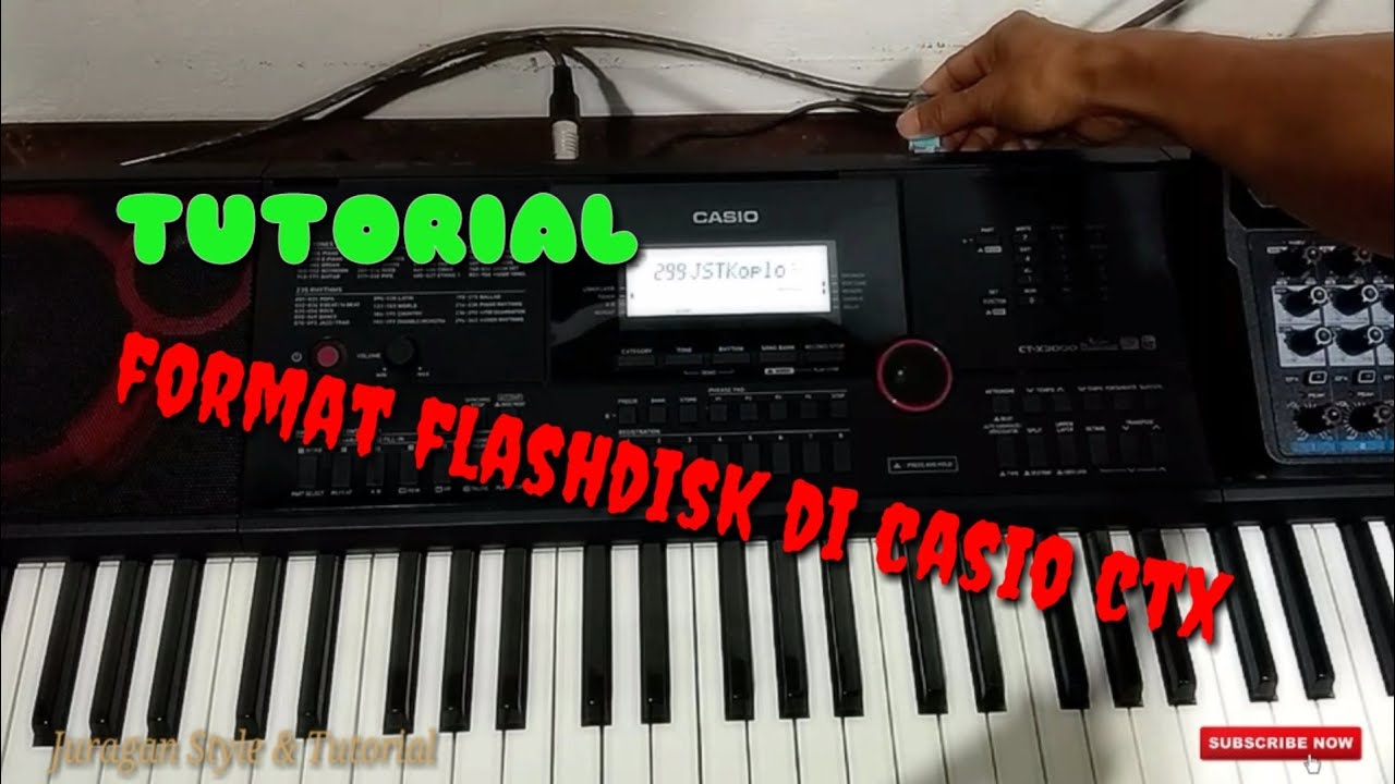 Tutorial Format Flashdisk di CASIO CTX series - YouTube