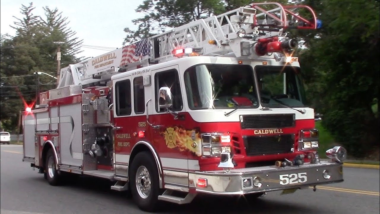 Caldwell Fire Department Quint 525 Responding 9-20-17 - YouTube