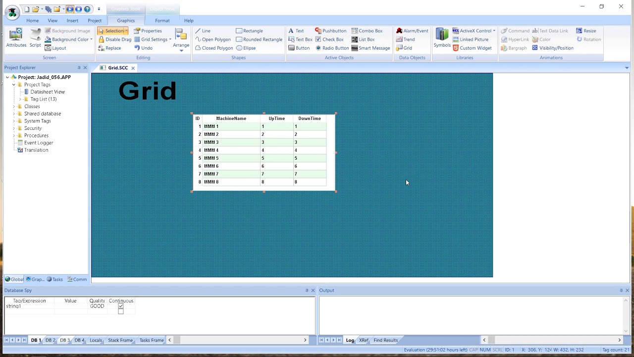 Indusoft WebStudio / Intouch Wonderware Grid - YouTube