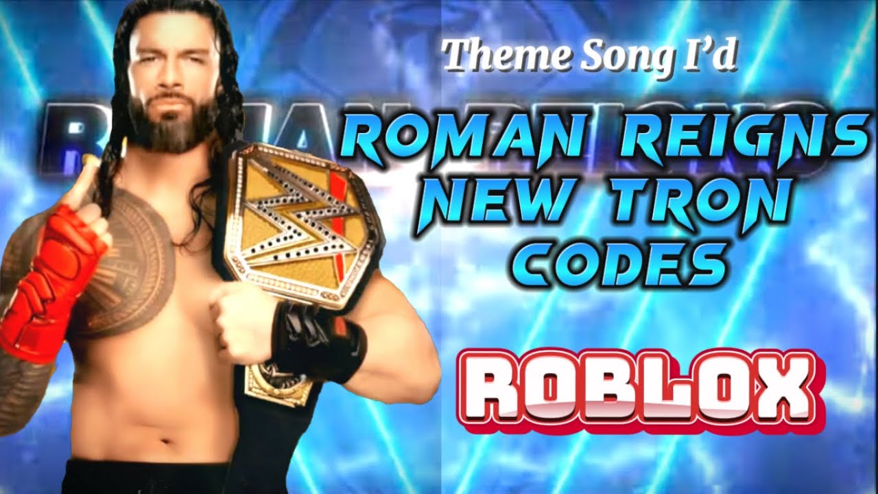 ROBLOX WWE 2K22: Roman Reigns Tron Codes - YouTube