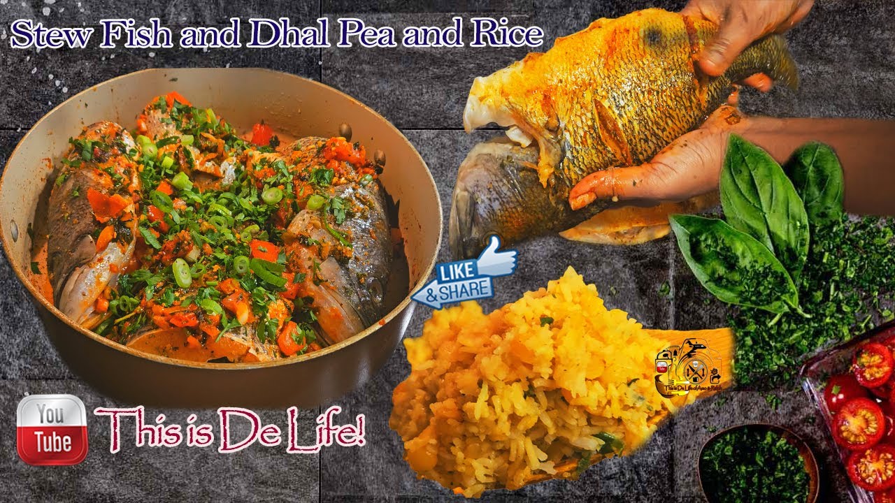 Quick Easy and Tasty Guyanese Stew Fish with Dhal Pea/Rice # ...