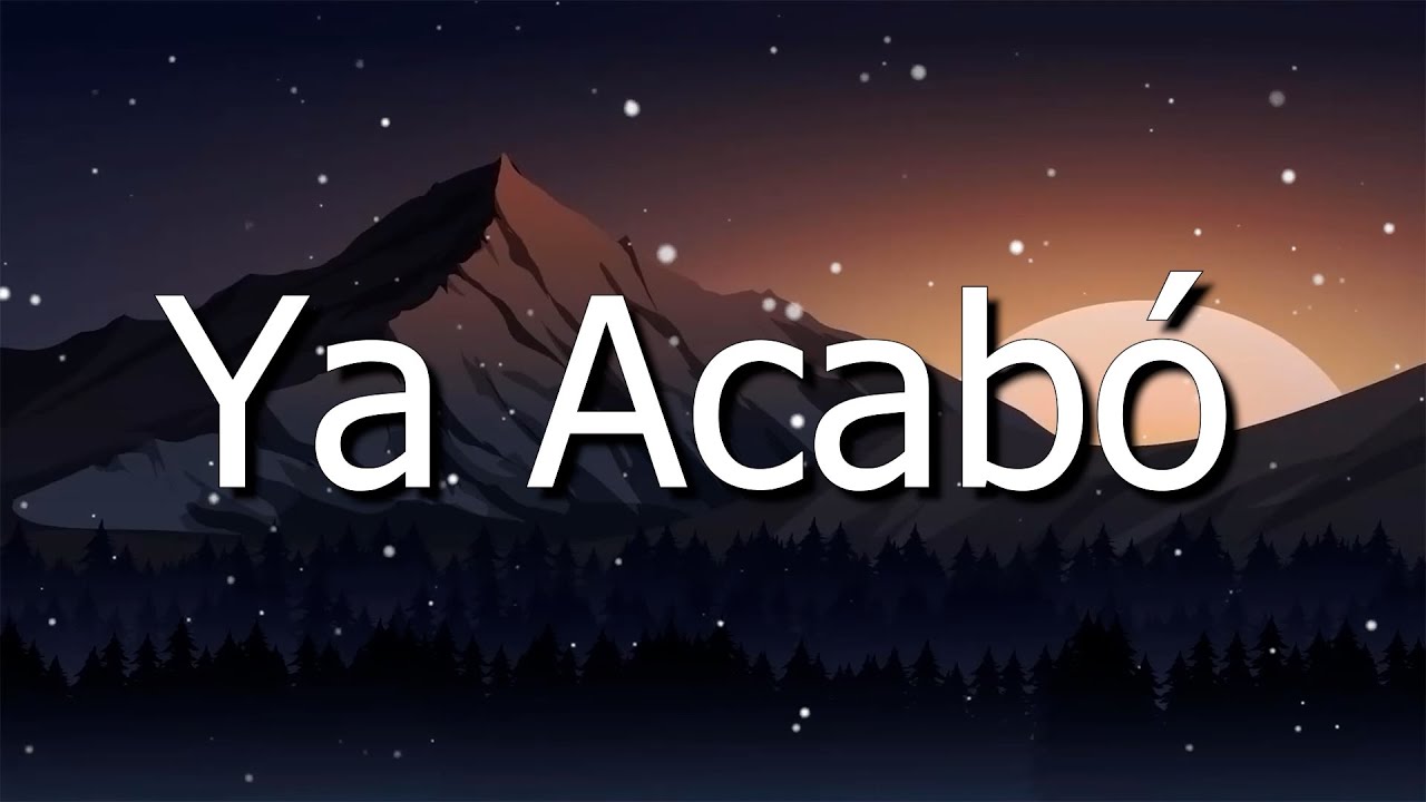 🎵 Marca MP - Ya Acabó (Letra\Lyrics) [ 1 HOUR ]
