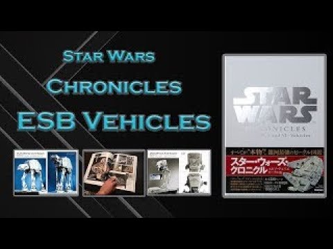 Star Wars Chronicles Book Review Empire Strikes Back Vehicles - YouTube