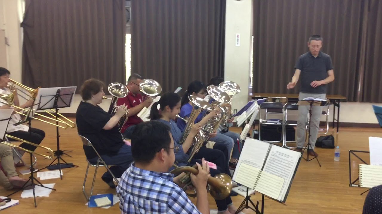 大阪で活動中のブラスバンドが演奏するSalvation Army Tune Book #402 Helmsley - YouTube