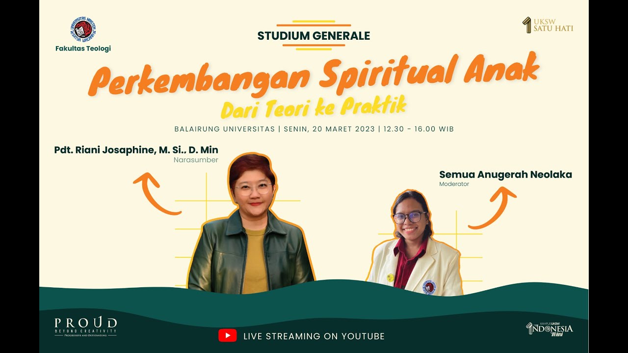 STUDIUM GENERALE "Perkembangan Spiritual Anak dari Teori ke Praktik ...