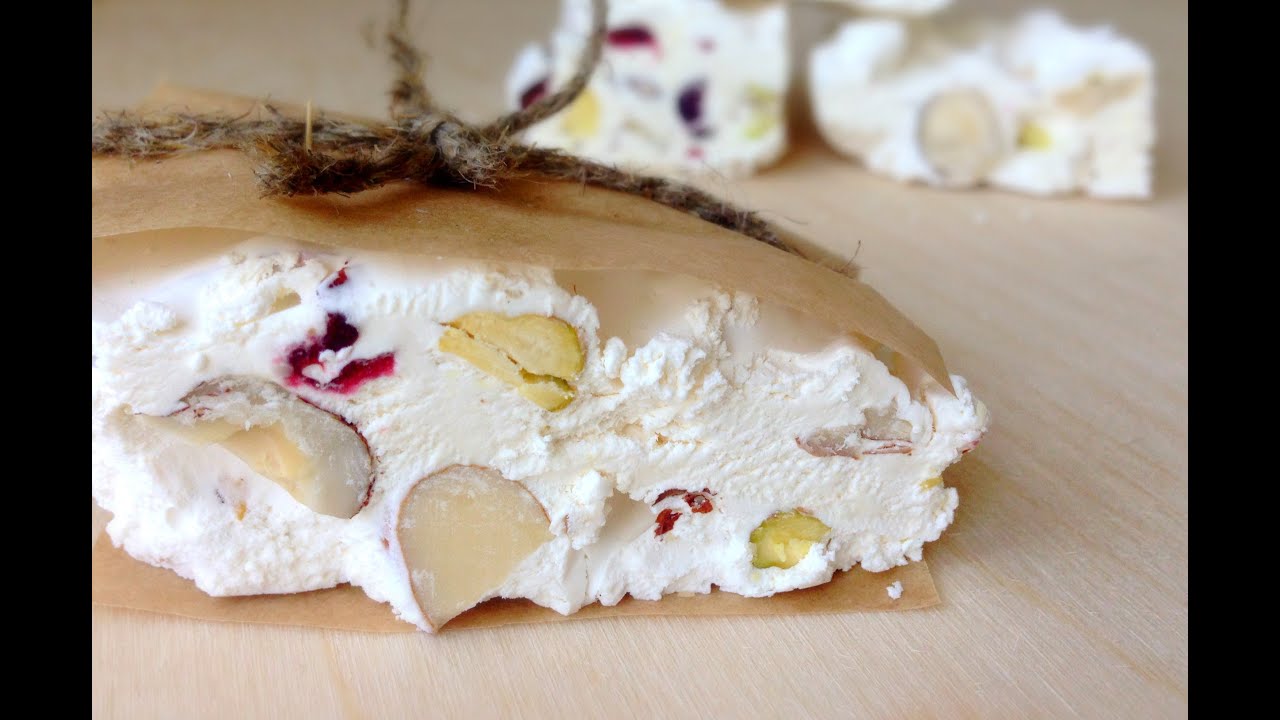Нуга с орехами / Nougat with Nuts - YouTube