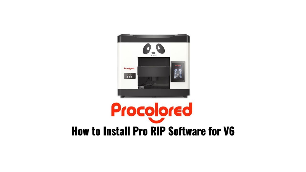 How to Install Pro RIP Software for V6 - YouTube
