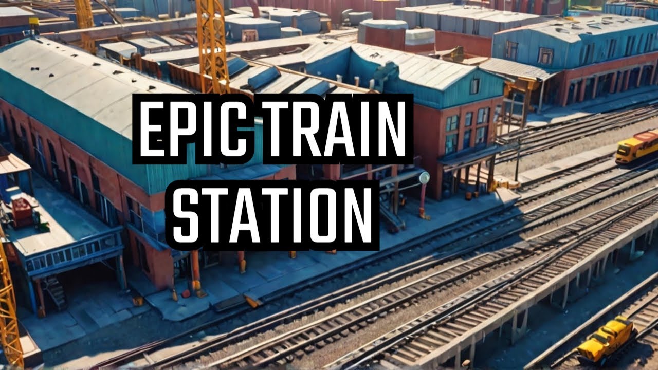 Satisfactory train Station!: Part 1 - Building main station! - YouTube
