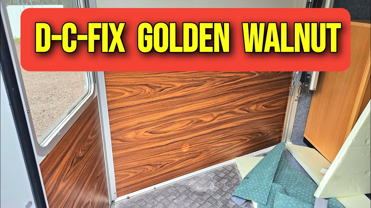 D-C Fix GOLDEN WALNUT DC FIX - YouTube