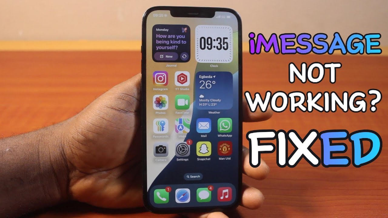 How to Fix iMessage Not Working on iPhone on iOS 18 - YouTube