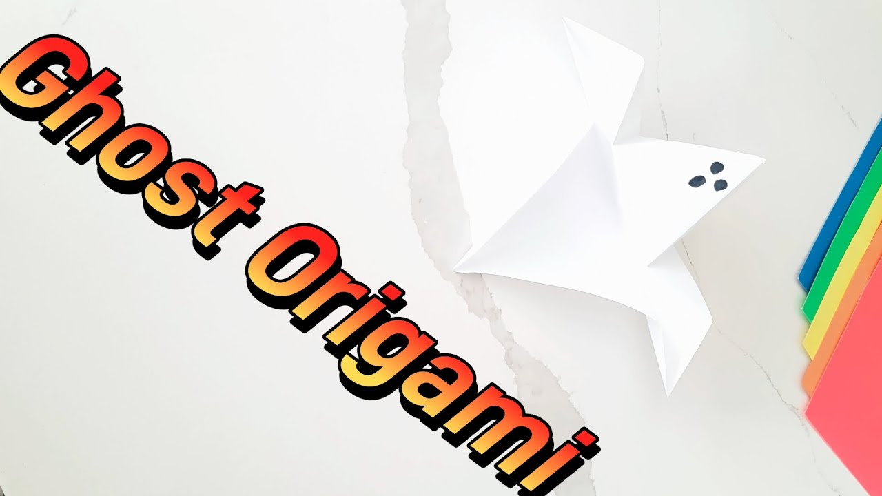 How to Make Paper Ghost 👻 Origami - YouTube