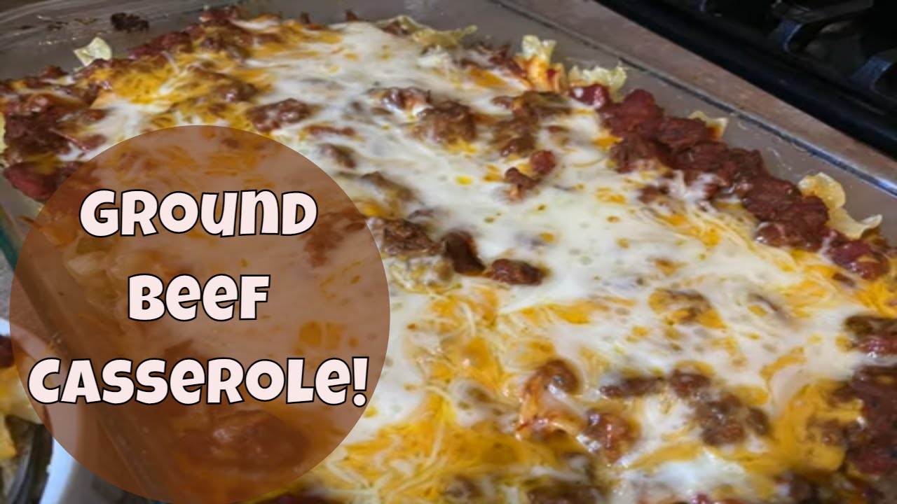 Beef and Noodle Casserole Recipe - Hearty Homestyle Hamburger Casserole ...