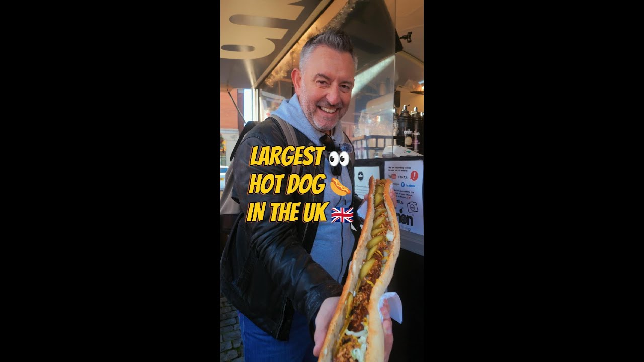 On'On Grill & Pierogi - LARGEST HOT DOG IN THE UK #food #uk #london ...