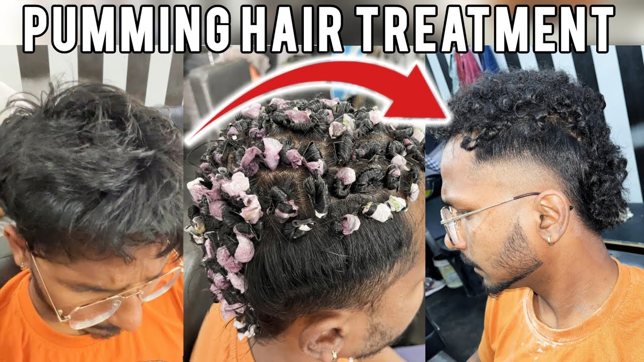 Permanent Pumping Kaise Karte Hain | Curly hair Treatment for boys ...