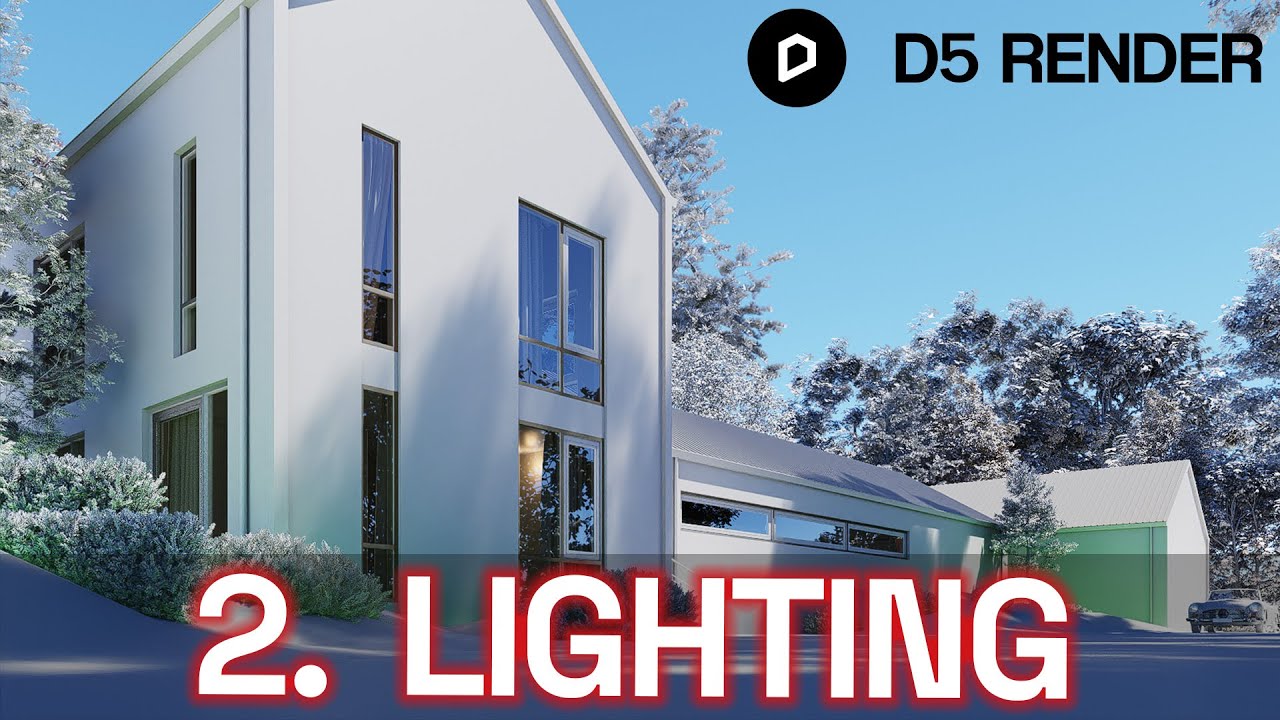 D5render Full Course -Complete Beginner Tutorial | NO. 2 Settin Up DayLighting. - YouTube