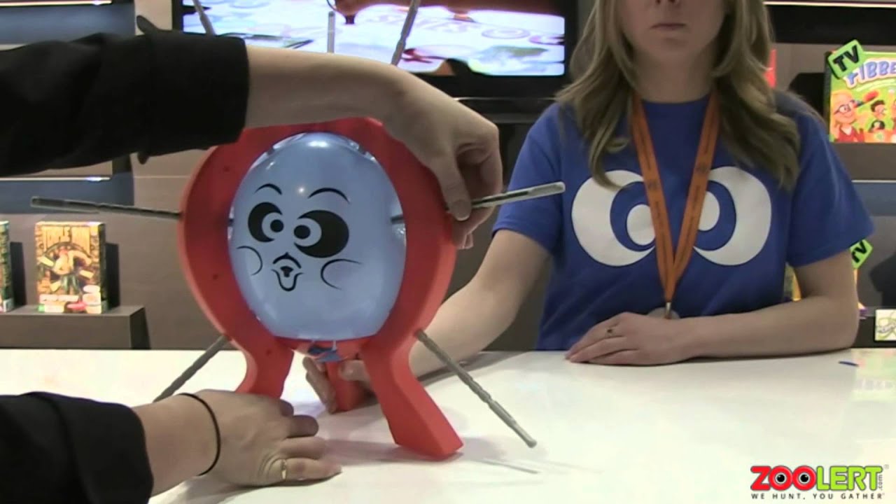 Spin Master - Boom Boom Balloon Game - NY Toy Fair 2013 - YouTube