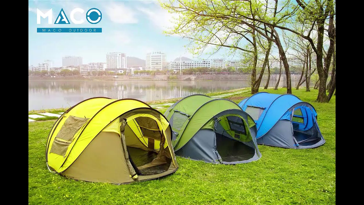 how to choose a easy open camping tent? - YouTube