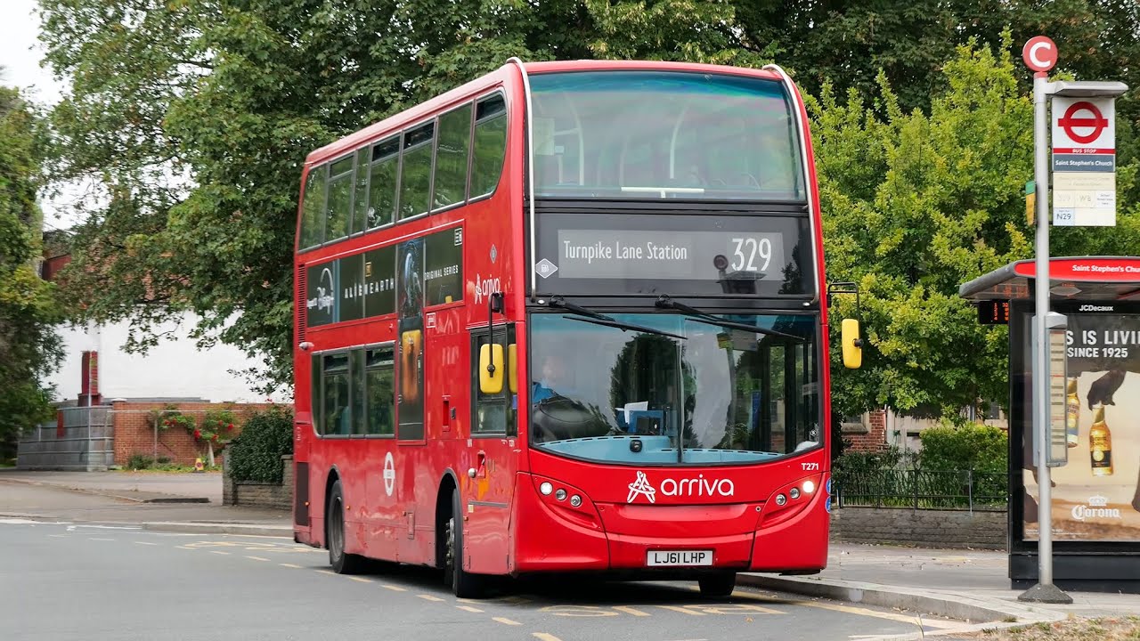 Enfield buses routes 217 231 279 329 & W8 16th August 2025 - YouTube
