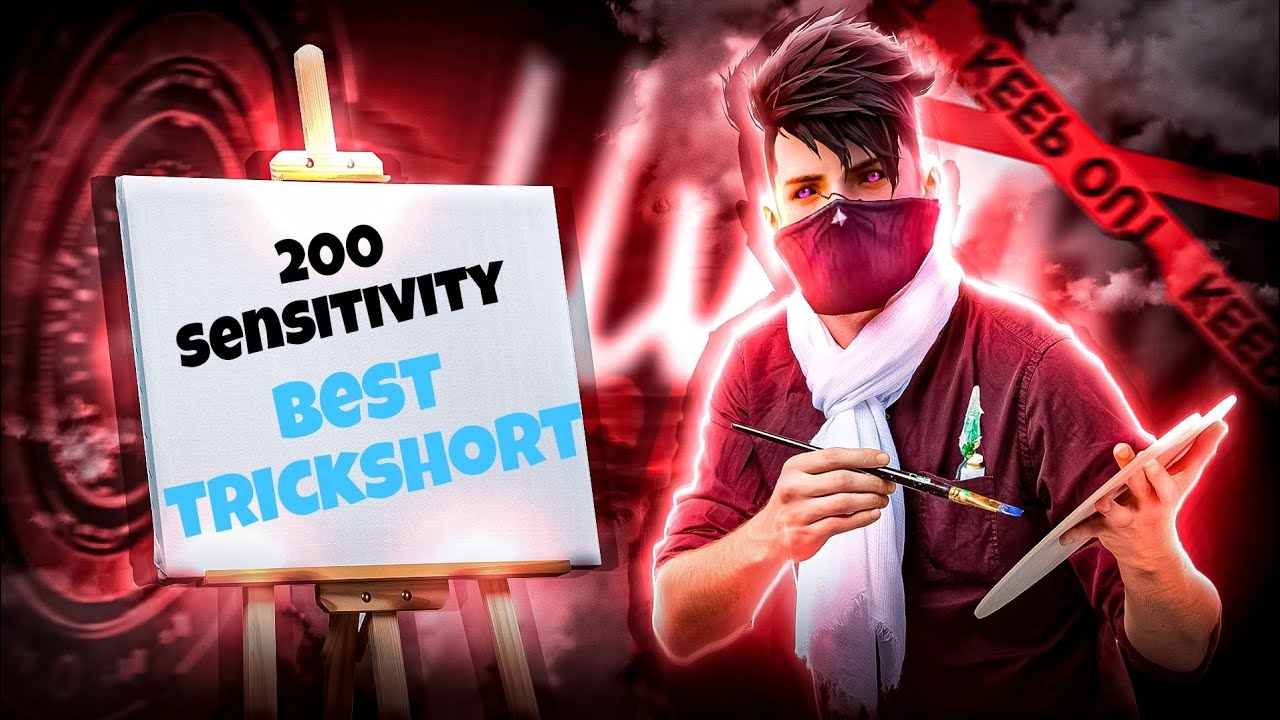 200 sensitivity best trickshort 😰 - YouTube