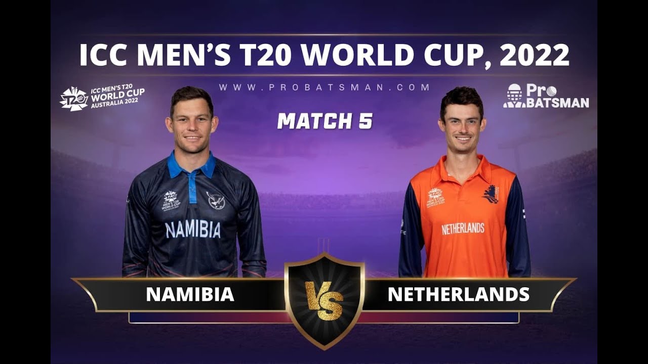 Namibia vs Netherlands || 5th Match, First Round Group A, October 18 ...