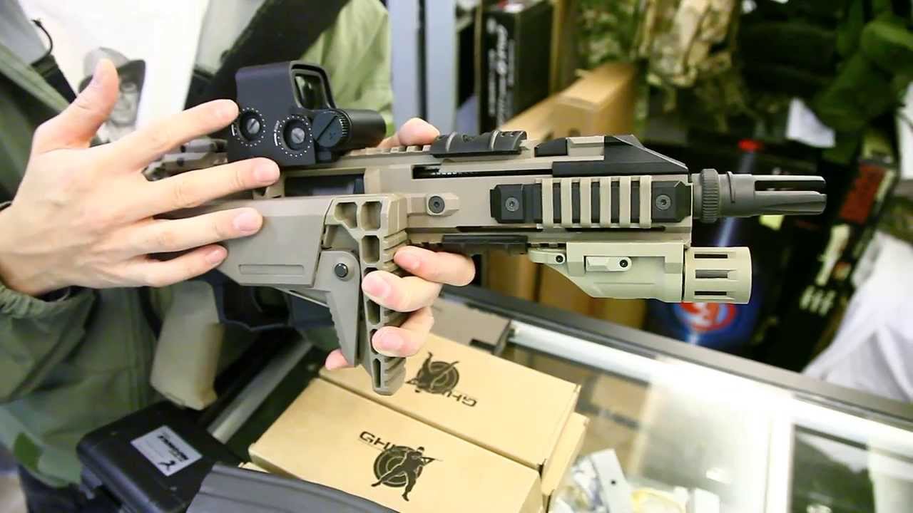 GHK 2014 New Products M4 GBB mag, G5 DMR, G5 Carbine kit www.CRW ...