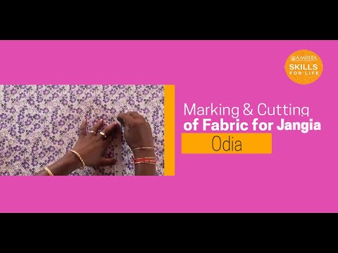 3.2.3 Marking And Cutting Fabric For Jangia (Odia) (ଓଡିଆ) - YouTube