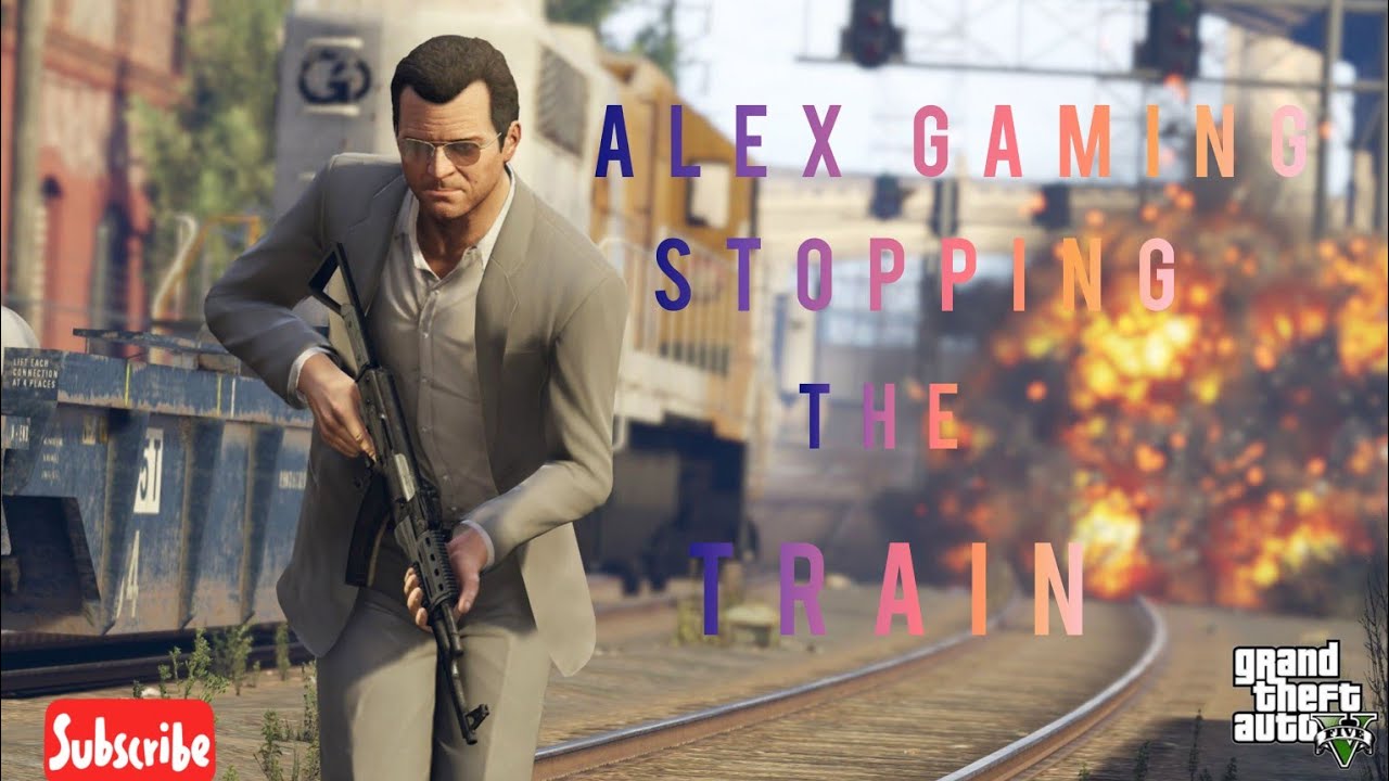 💯GTA 5 STOPPING THE |TRAIN 💪 TECHNO GAMER #GTA 5 #GTA V - YouTube