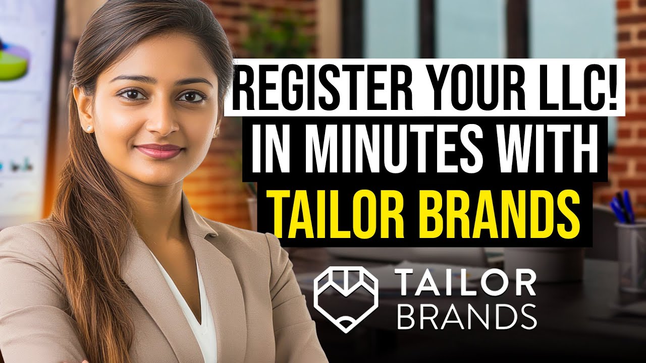 How to Register Your LLC in MINUTES! (With Tailor Brands) - YouTube