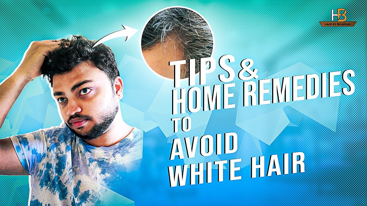 TIPS AND NATURAL HOME REMEDIES FOR WHITE HAIR ( 100% natural ) - YouTube