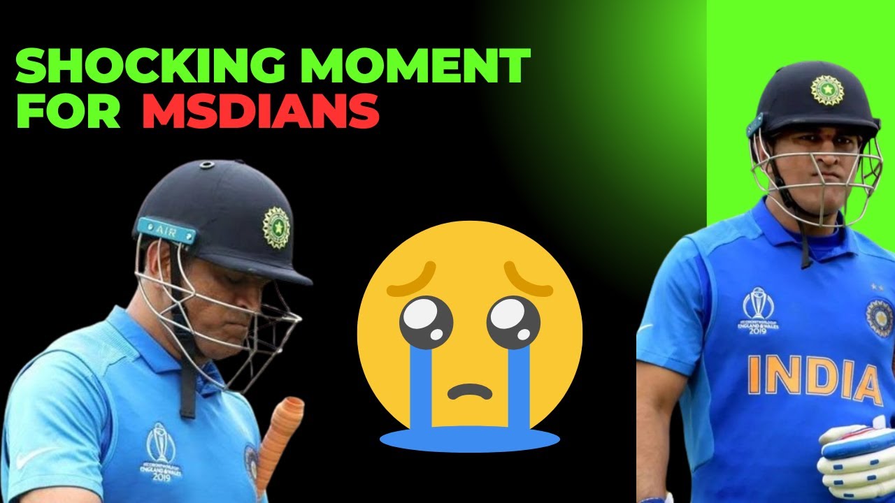 MS Dhoni Last Runout || Heart Breaking for Msdians || Msd is an Emotion ...