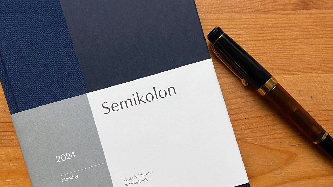 PLAN FOR SUCCESS! The Semikolon 2024 Weekly Planner - YouTube