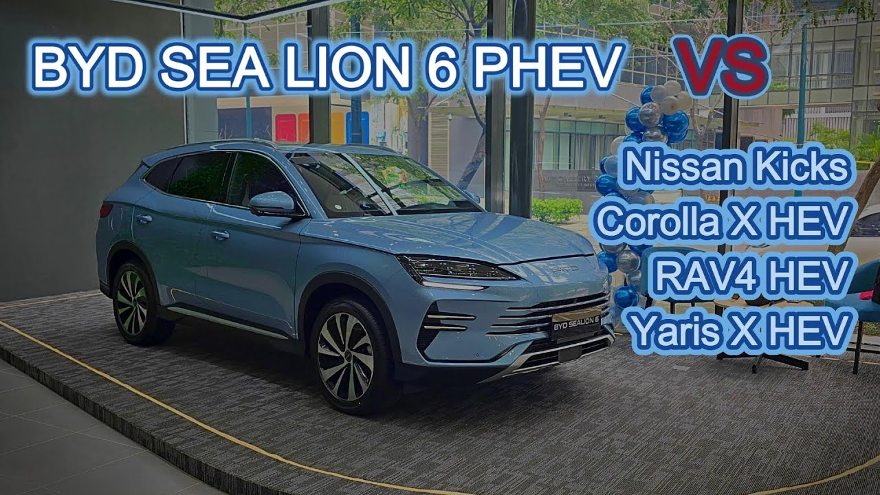 BYD Sealion 6 PHEV DM-i vs Nissan Kicks, Rav4 HEV, Corolla Cross HEV ...