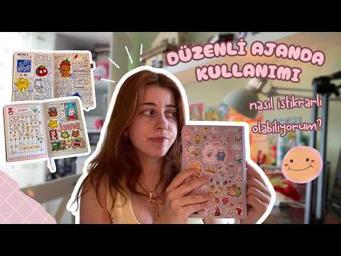 düzenli ajanda kullanımı | senelerdir nasıl istikrarlı bir şekilde ajandamı doldurabiliyorum