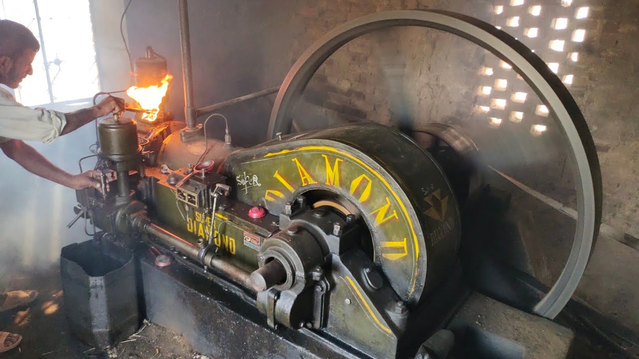 24 HP New diesel engine starting with 100 bike engine || Amazing ...