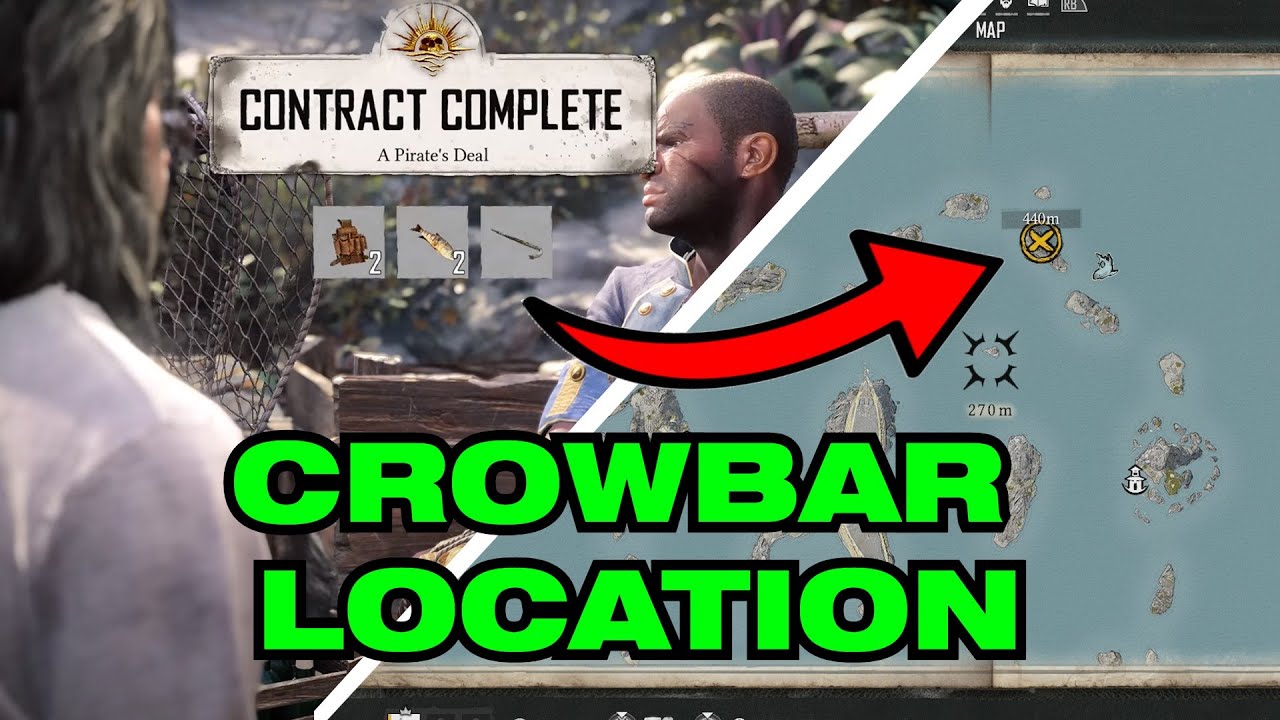 SKULL AND BONES: HOW TO GET THE CROWBAR - YouTube