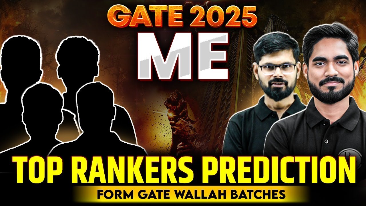 GATE 2025 | Top Rankers Prediction Based On Response Sheet and Answer ...