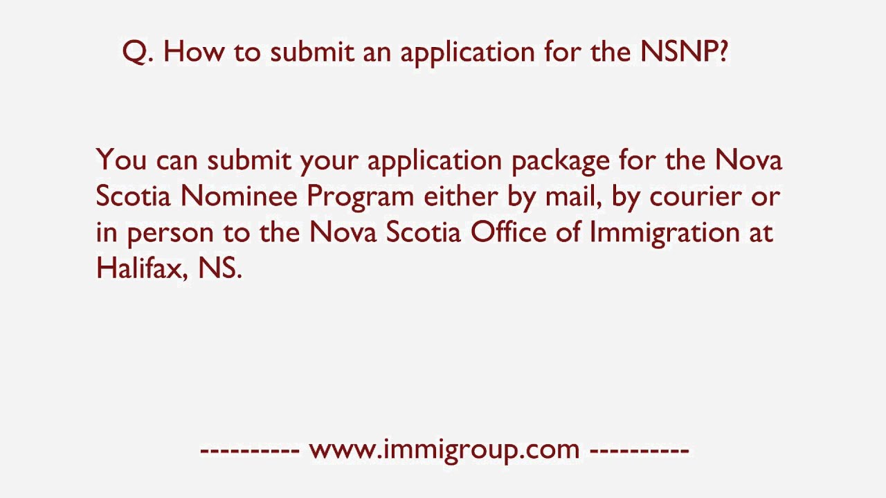 How to submit an application for the NSNP? - YouTube