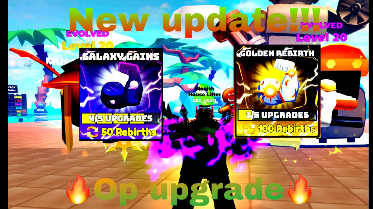 New update released in muscle legend!!! - YouTube