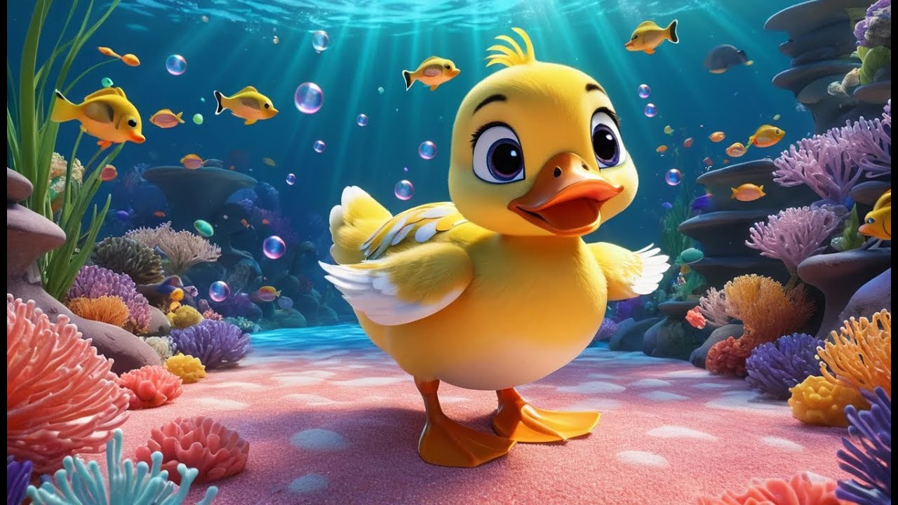 Let’s Count Five Little Ducks – At the Seaweed Pond | Fun Counting Song ...