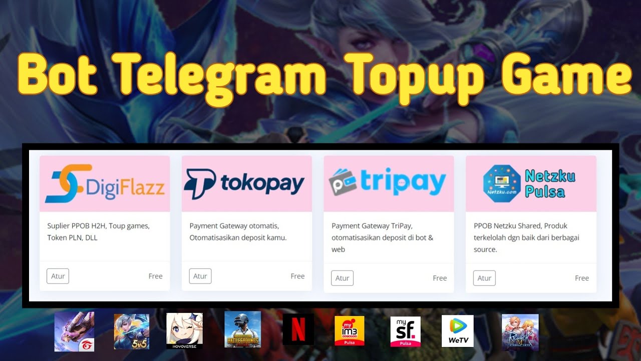 Fitur Katalog otomatis bot toko PPOB telegram, langsung sync - YouTube