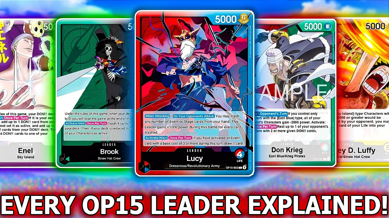 Ranking and Explaining EVERY OP15 Leader! - YouTube