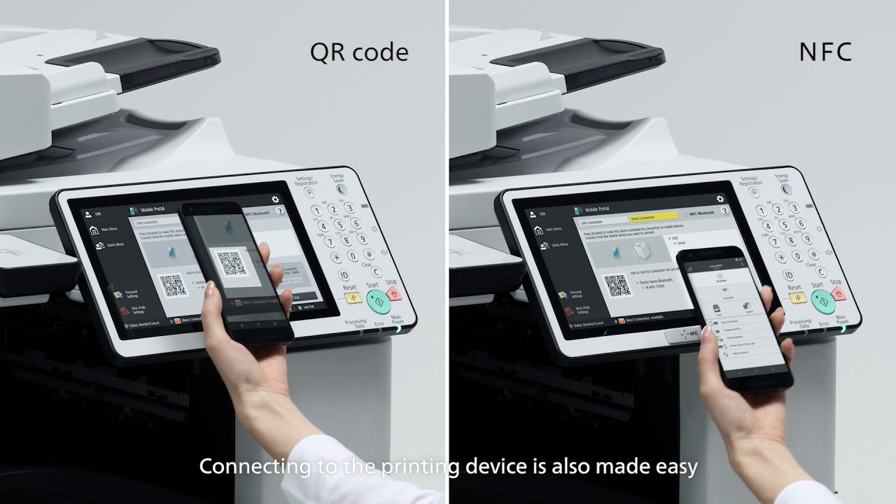 Canon Print Business app in daily business environment - YouTube