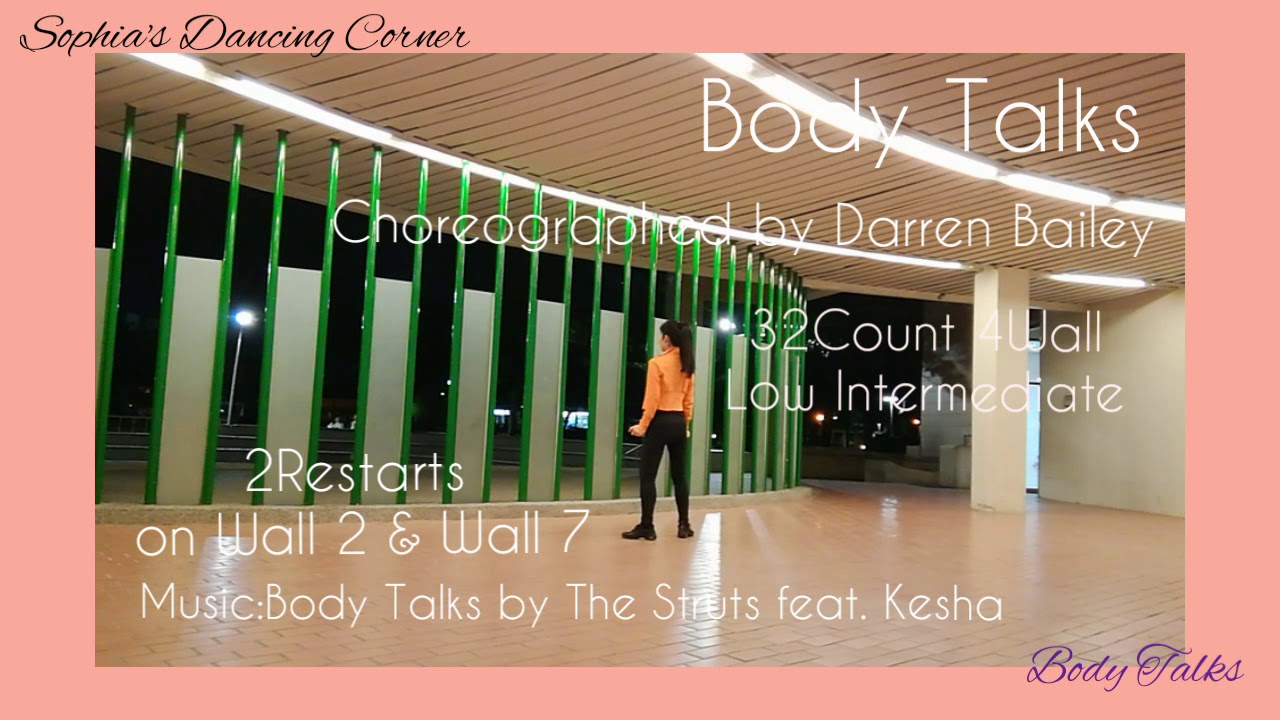 Body Talks - Line Dance - YouTube