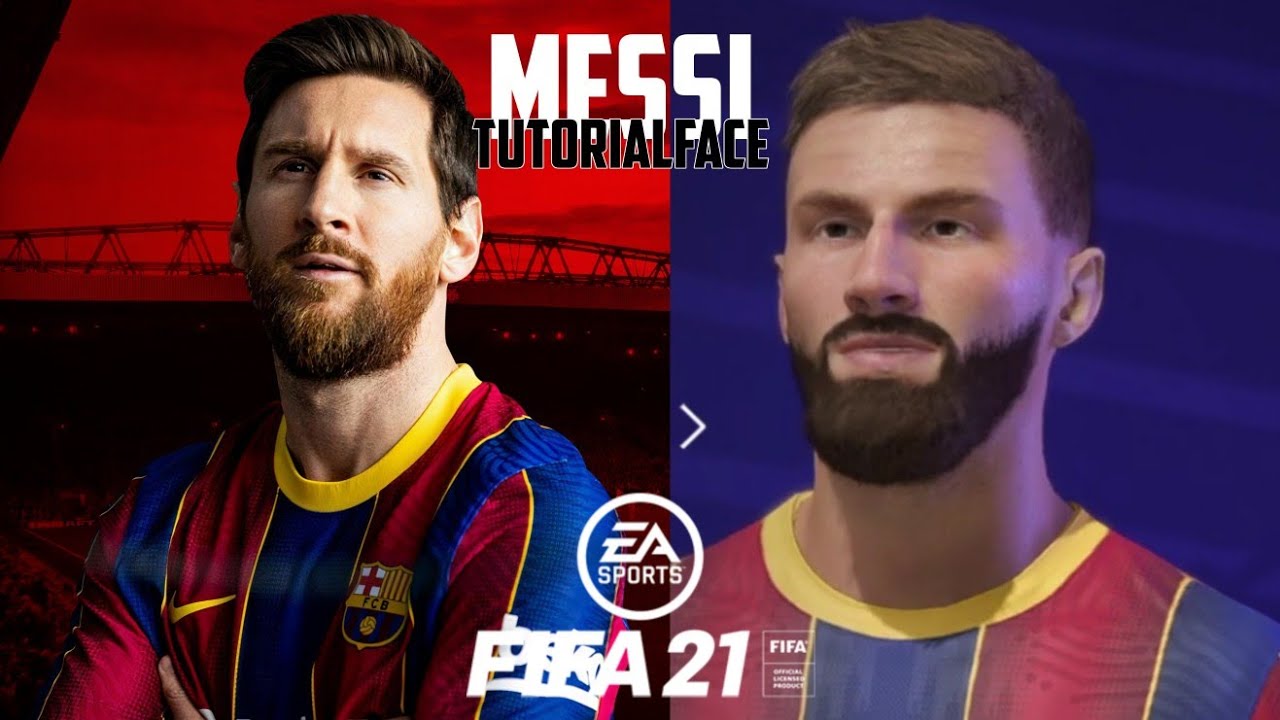 FIFA 21 - Face MESSI (TutorialFace) | VIRTUAL PRO LOOKALIKE - YouTube