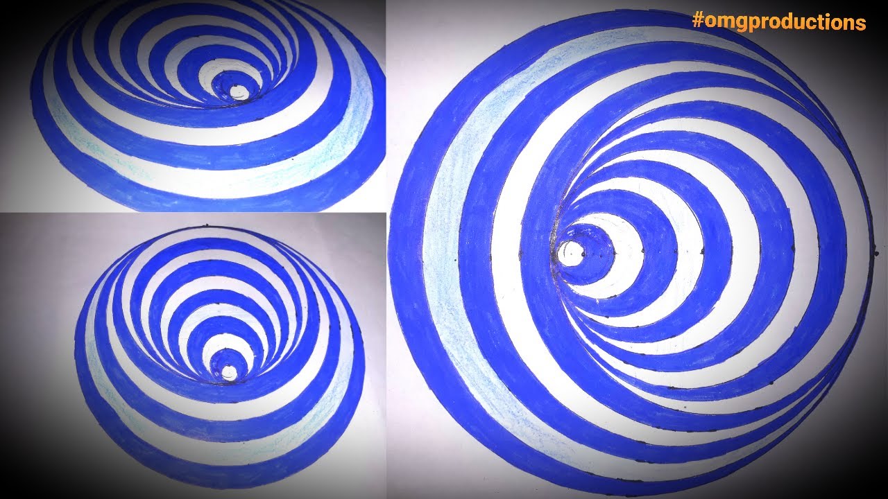 How to draw geometric circular waves by OMG PRODUCTIONS - YouTube