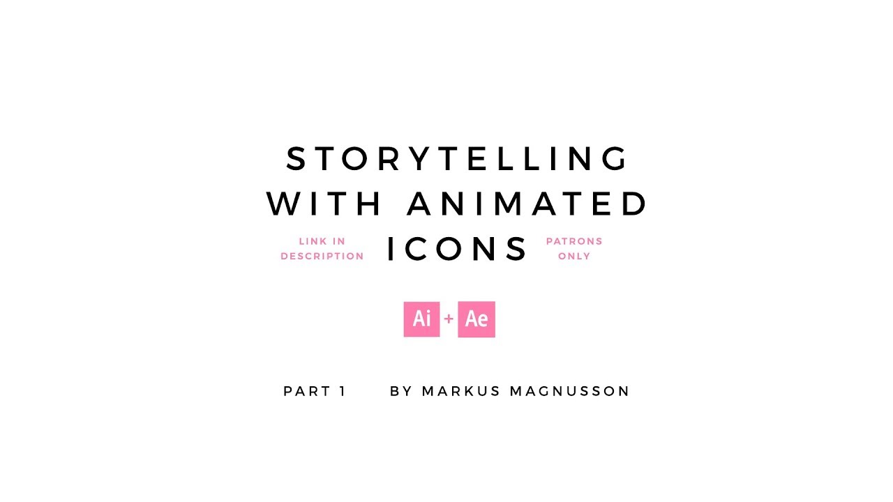 Storytelling with Animated Icons in illustrator & After Effects - YouTube